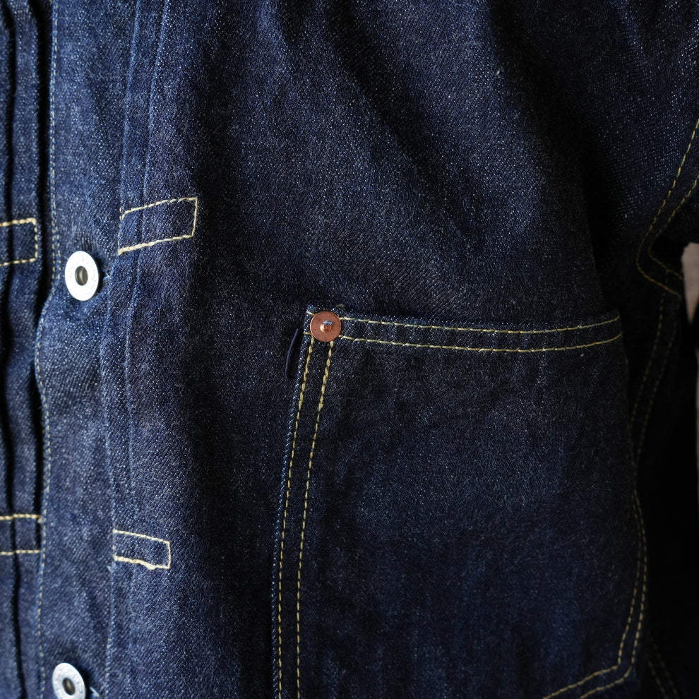 TCB Jeans_Late S40's Jacket 13.5oz_Indigo Tab – JeansShopSpiral