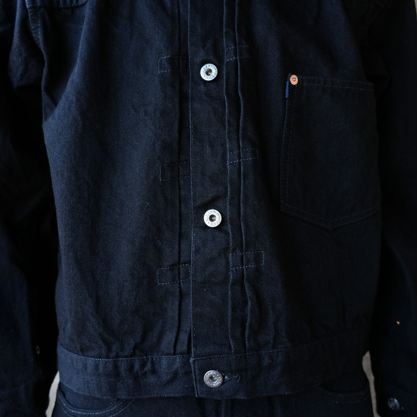 TCB jeans_Late S40's Jacket BKBK_indigo TAB – JeansShopSpiral