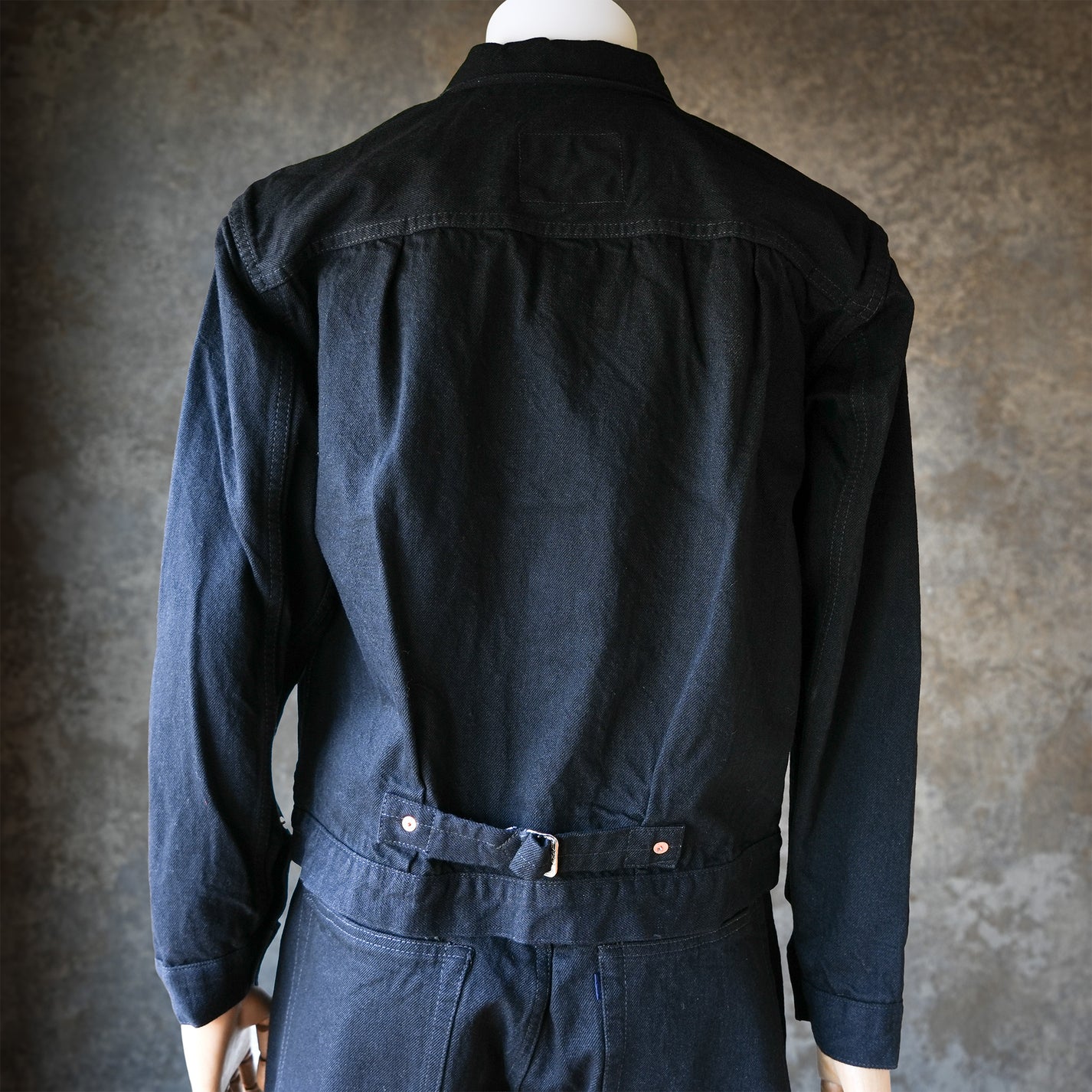 TCB jeans_Late S40's Jacket BKBK_indigo TAB – JeansShopSpiral