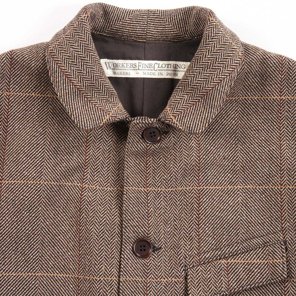 WORKERS_Boardwalk Jacket_Windowpane – JeansShopSpiral