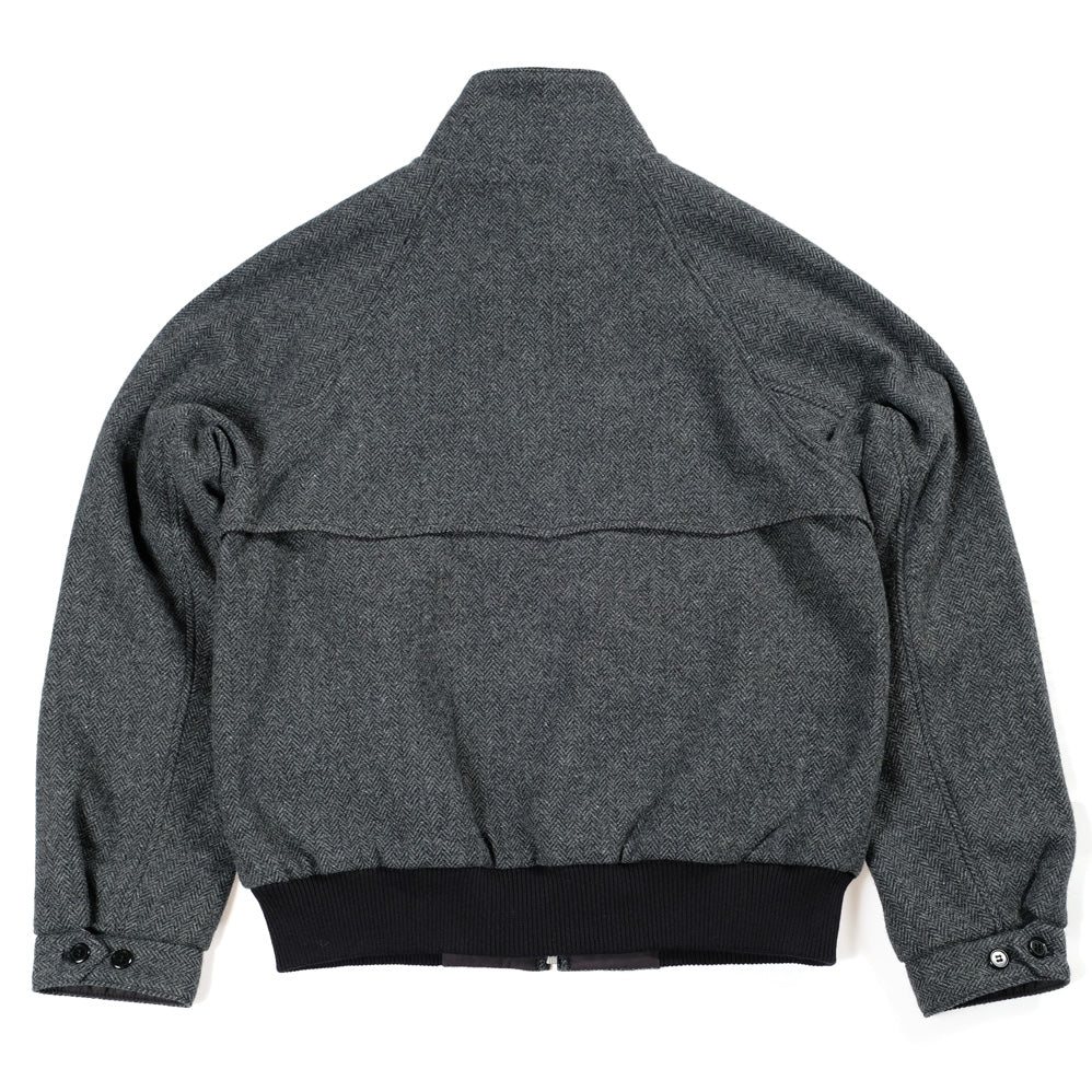 WORKERS_Harrington Jacket_Grey Herringbone Tweed – JeansShopSpiral